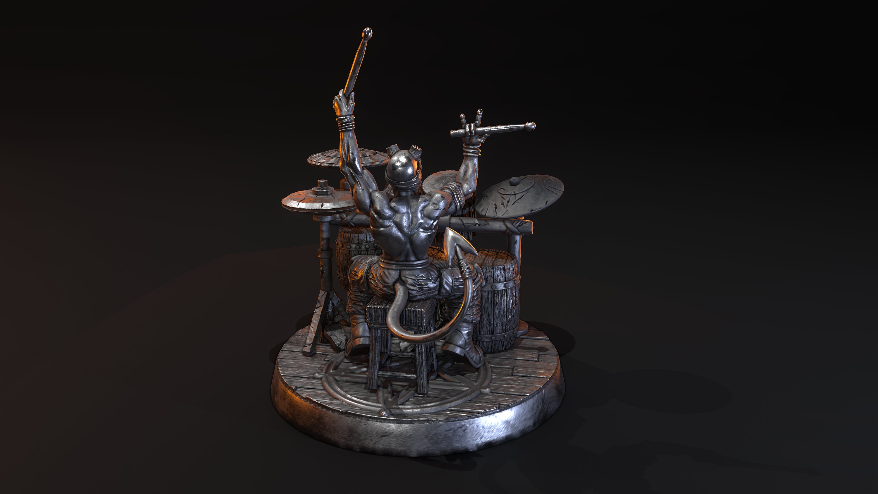 D&D Devil Bard Band Pack RPG Model Unicorn Meat Pie by | Etsy