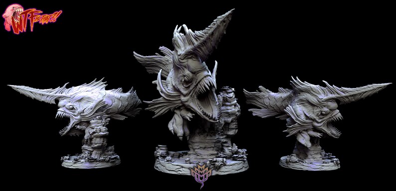 D&D Evolved Angler RPG Model Evolved Angler by Mini - Etsy