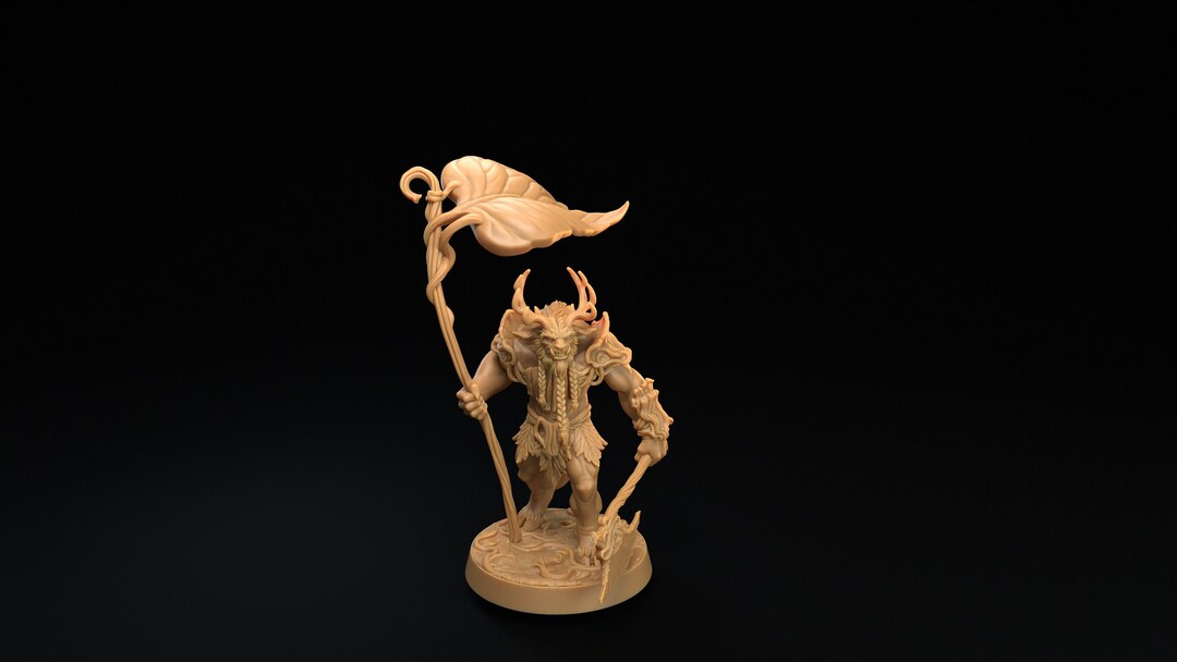 D&D Bugbear Druid | RPG Model | Forestfolk Bannermen | by Dragon ...