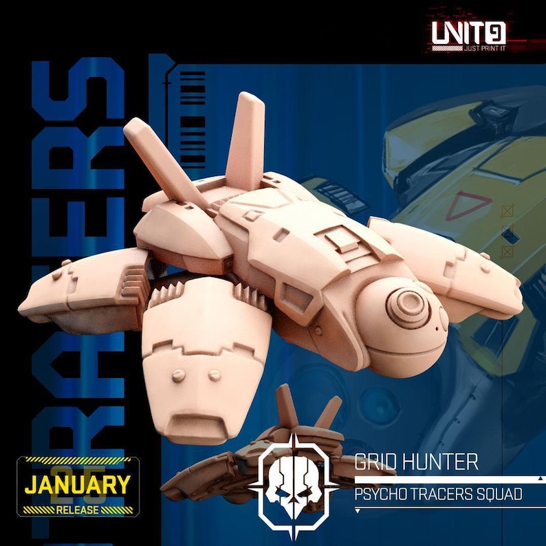 Cyberpunk Flying Tracer Drone | RPG Model | Grid Hunter by Unit9 - Etsy ...