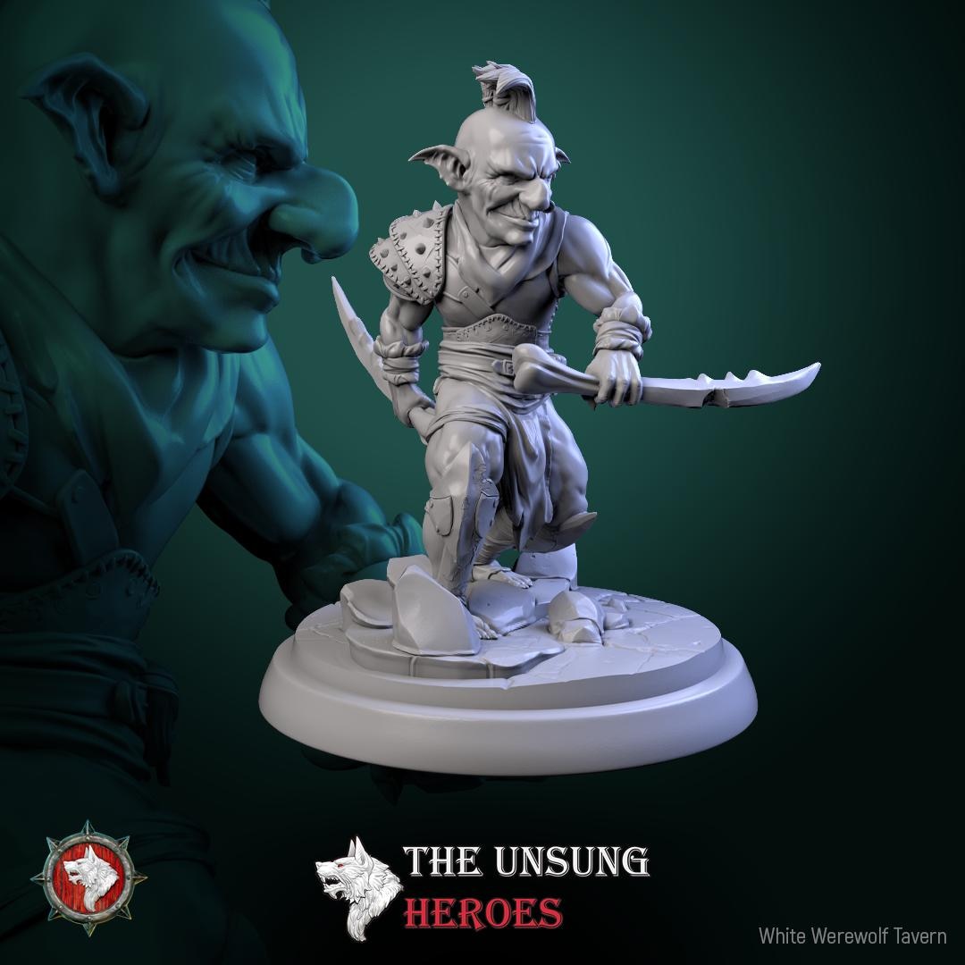 D&D Savage Goblin Bandit Rogue | RPG Model | Roadside Bandit V3 by ...
