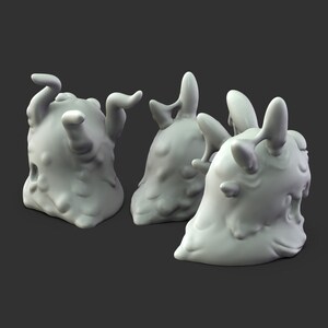 D&D Slime Monsters RPG Model Slimes by Printed Obsession - Etsy