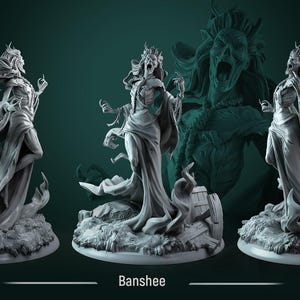 D&D Old Banshee Woman | RPG Model | Banshee | by White Werewolf Tavern ...