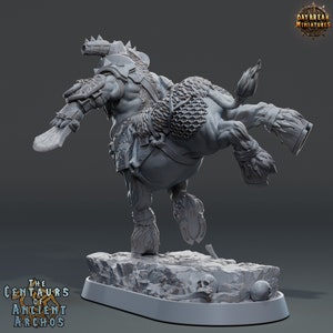 D&D Minotaur Fighter RPG Model Gladius Frontzer by Daybreak Miniatures - Etsy