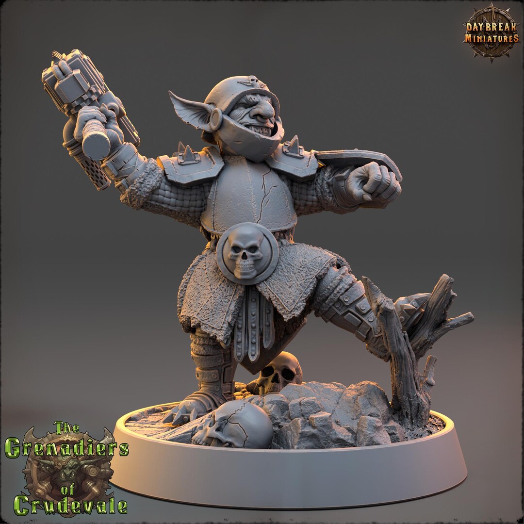 D&D Heavy Armor Goblin Paladin | RPG Model | Kregger Spikeblast | by ...