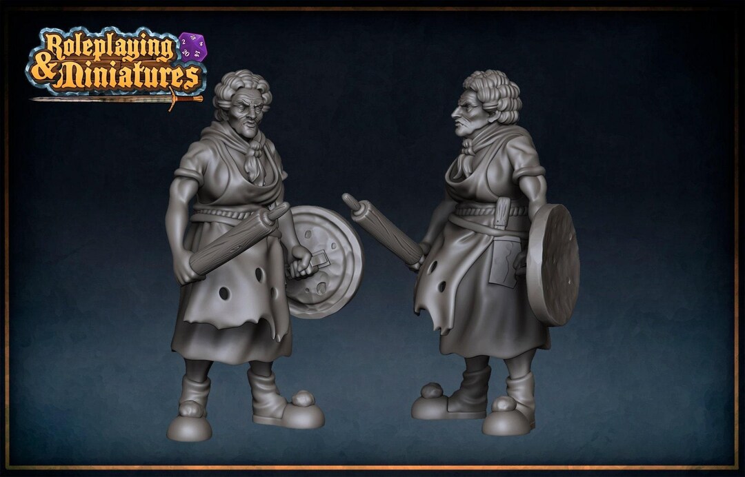 D&D Granny Barbarian | RPG Model | Vengeful Granny | by Roleplaying ...