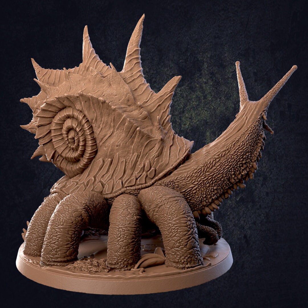 D&D Plodtrodder Snail RPG Model by Dragon Trappers Lodge - Etsy