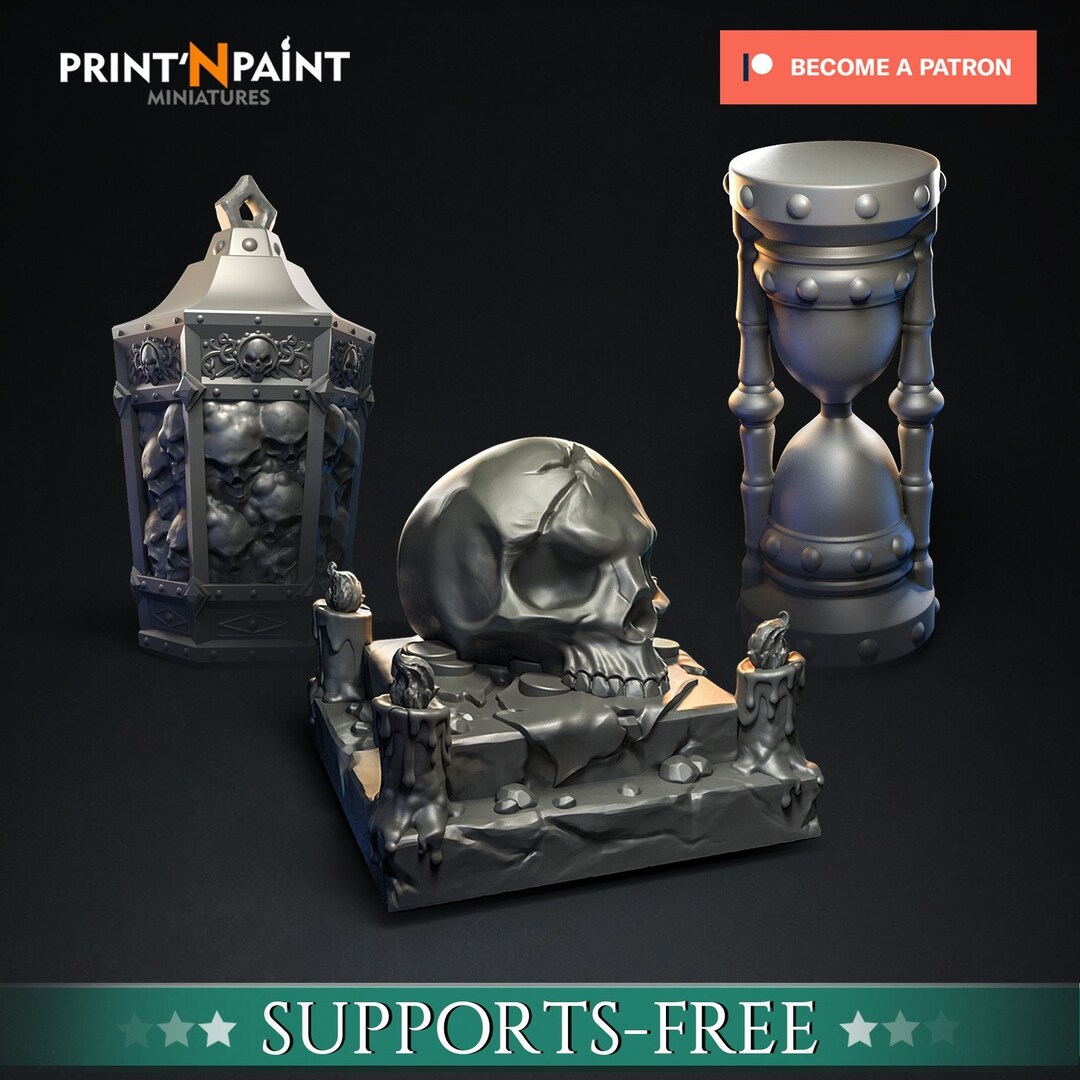 D&D Lich Scenery RPG Model Lich Props by Print'n Paint - Etsy