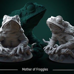 D&D Matron Toad RPG Model Mother of Froggies by White Werewolf Tavern ...