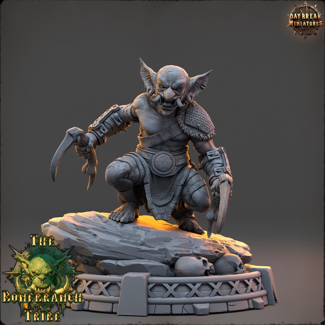 D&D Goblin Rogue With Bone Picks | RPG Model | Thrizz Sharpnose | by ...