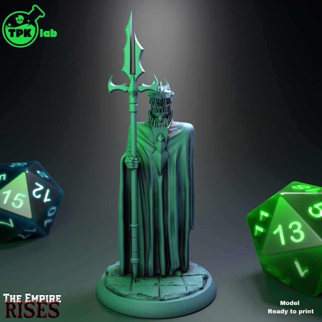 D&D Dragonborn Knight / Royal Guard RPG Model Imperial Guard by TPK LAB ...