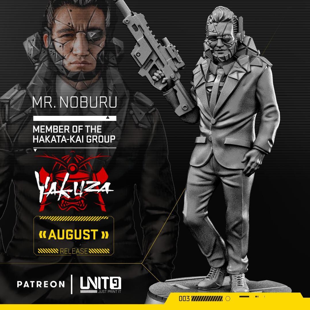 Cyberpunk Japanese Corpo Bodyguard | RPG Model | Mr Noburu by Unit9 - Etsy