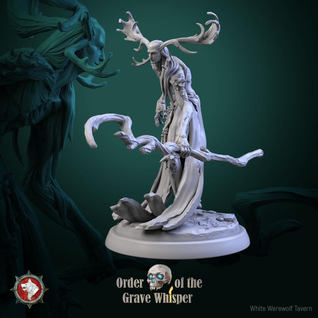 D&D Forrest Spirit Druid | RPG Model | Dark Creature V6 by White ...