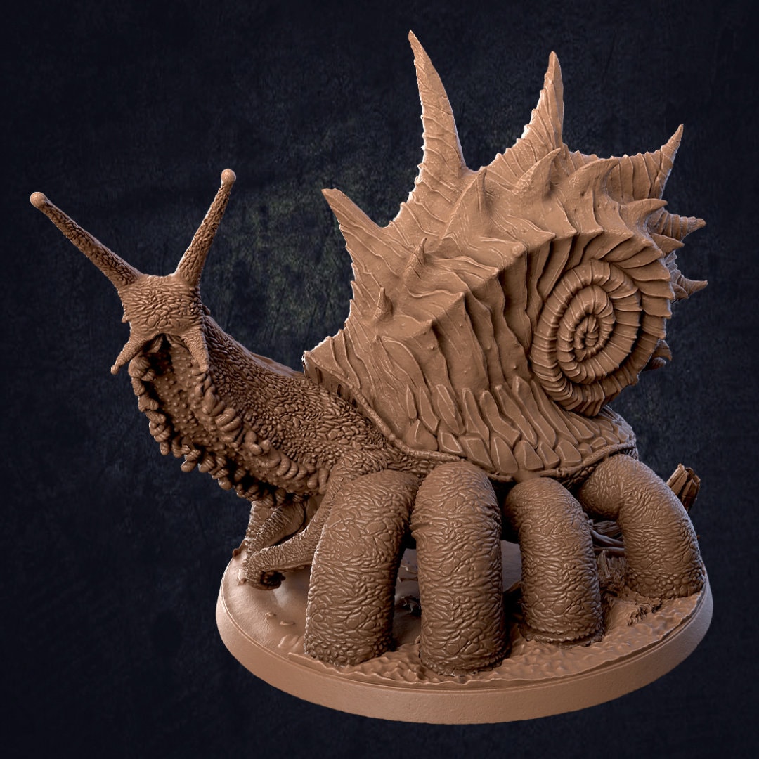 D&D Plodtrodder Snail RPG Model by Dragon Trappers Lodge - Etsy