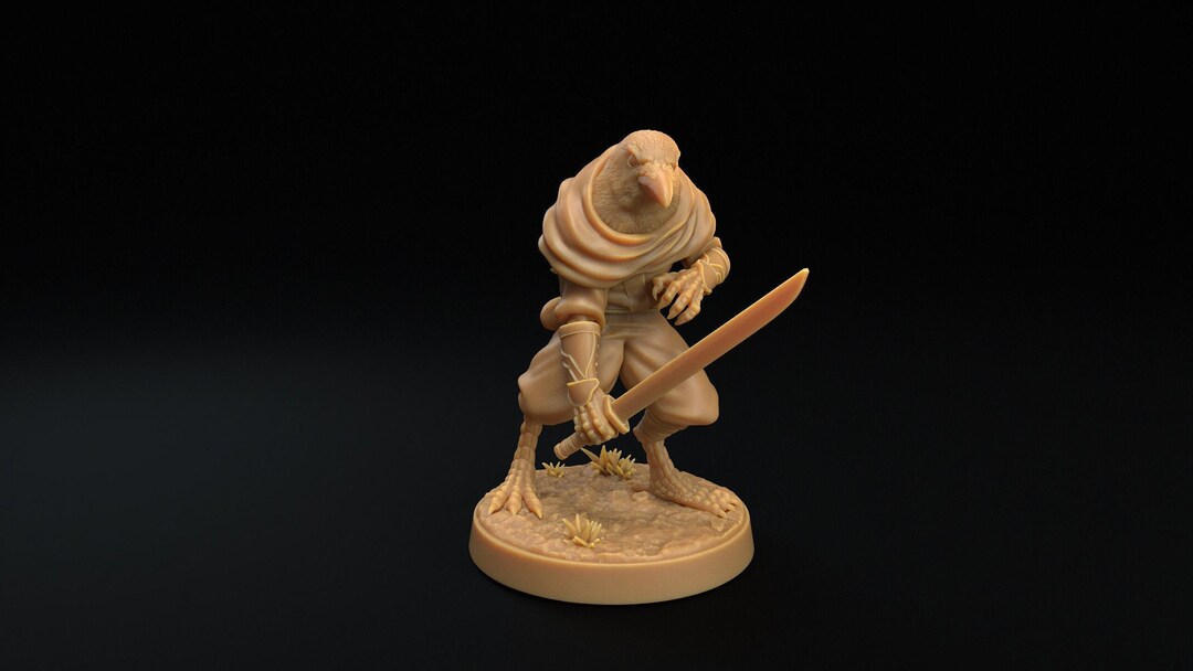 D&D Kenku Samurai | RPG Model | Kenku B | by Dragon Trappers Lodge - Etsy