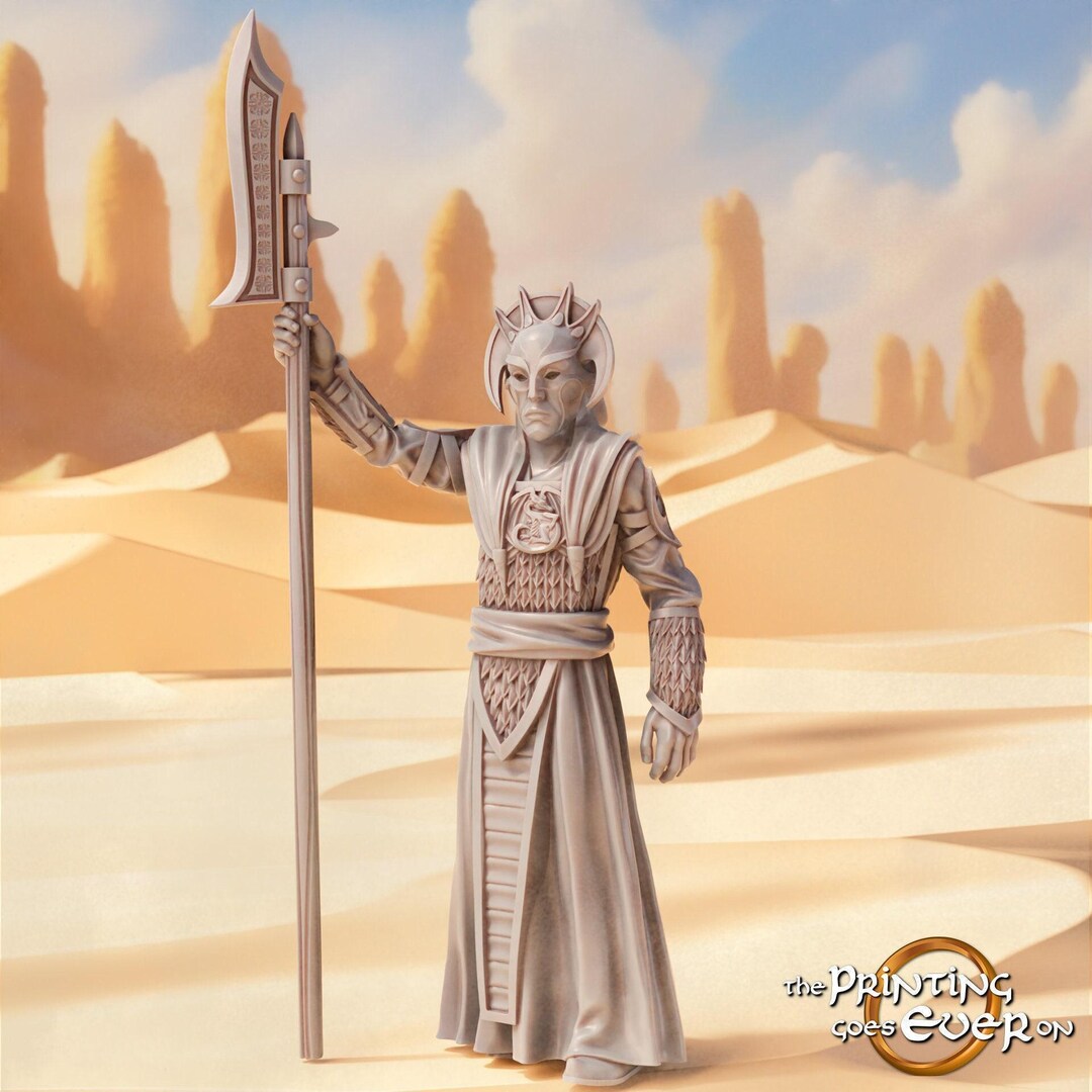D&D Desert Sentinel Fighter | RPG Model | Easterner Emperor | by the ...