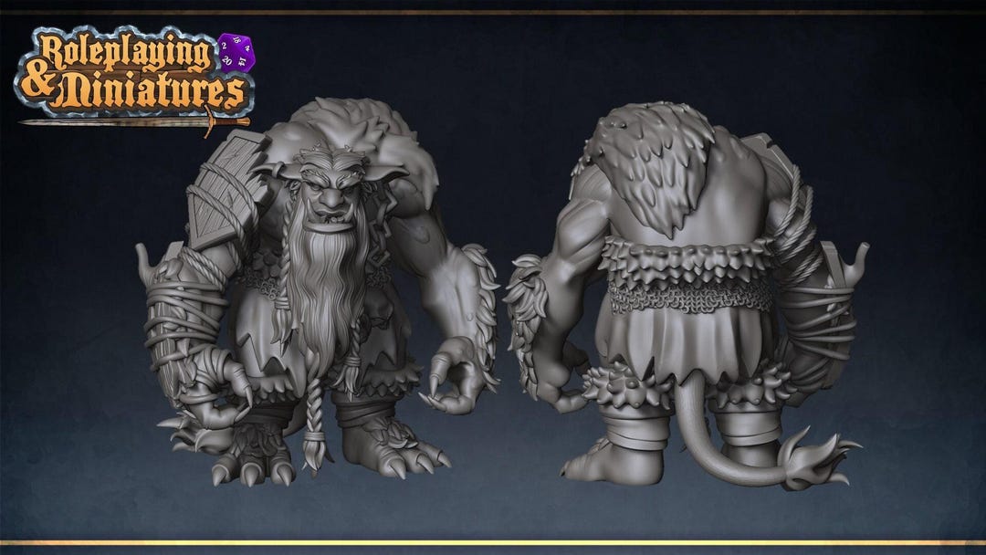 D&D Swamp Troll | RPG Model | by Roleplaying + Miniatures - Etsy