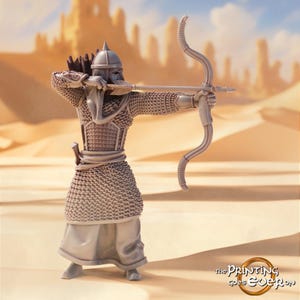 D&D Desert Ranger Soldiers | RPG Model | Easterner Archers | by the ...