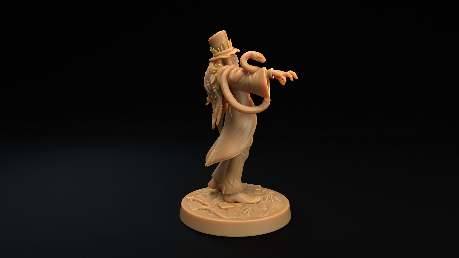 D&D Voodoo Skeleton Charmer RPG Model Voodoo Man by Dragon - Etsy