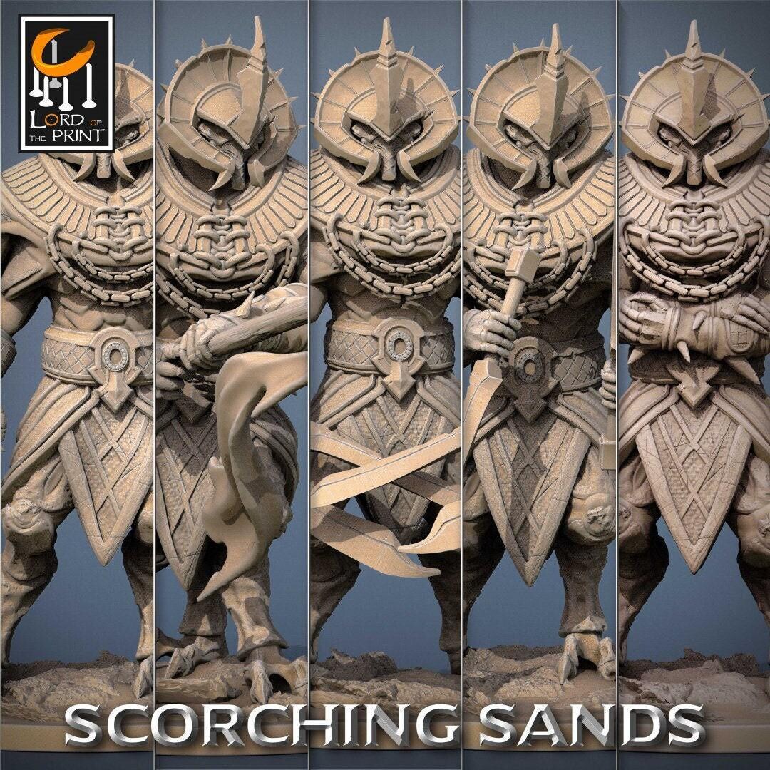 D&D Thri-kreen Egyptian Soldiers | RPG Model | Egyptian Locust Soldiers ...