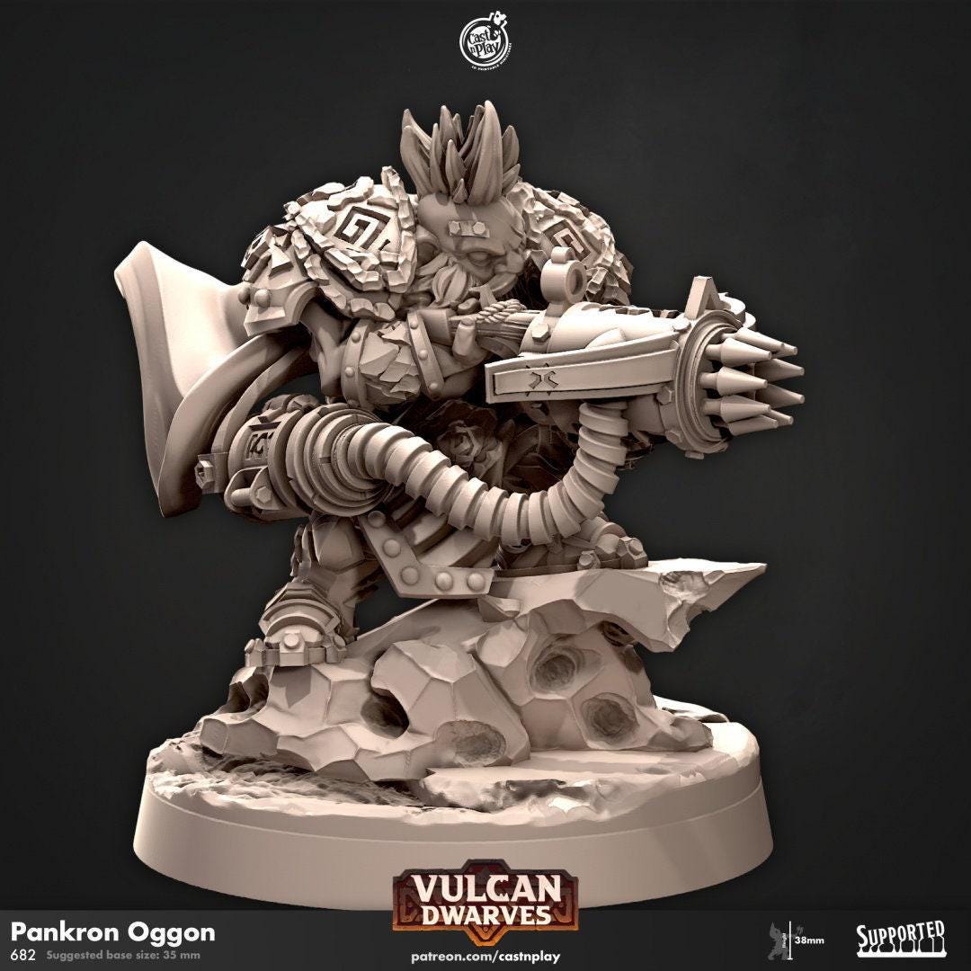 D&D Dwarf Repeating Crossbow Ranger | RPG Model | Pankron Oggon | by ...