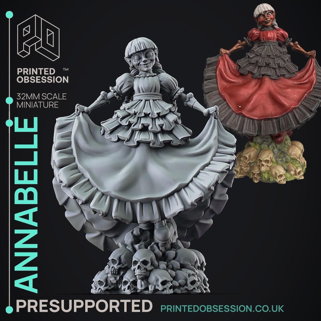 D&D Possessed Killer Doll | RPG Model | Annabelle | by Printed ...