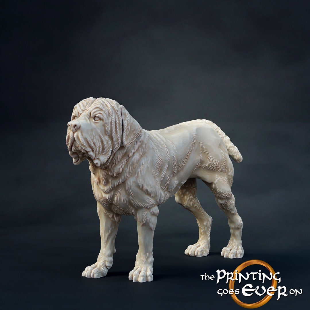 D&D Mastiff Dog Pet RPG Model Watch Dog by the Printing Goes Ever On - Etsy
