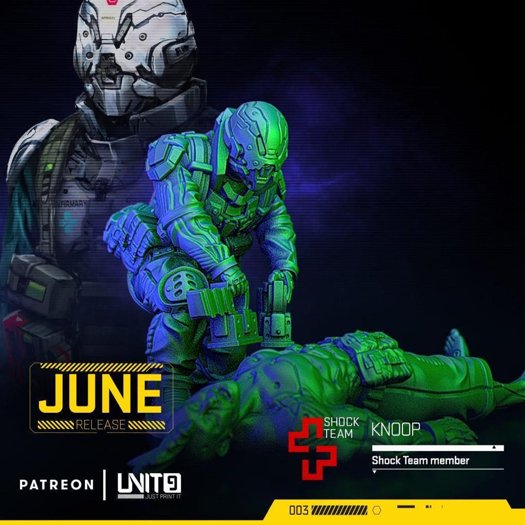 Cyberpunk Trauma Team Medtech - Defibrillator | RPG Model | Knopp by ...