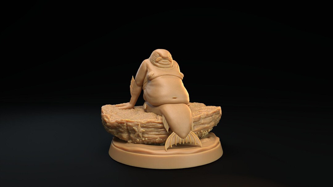 D&D Blobfish Mermaid | RPG Model | Olga the Blobmaid by Dragon Trappers ...