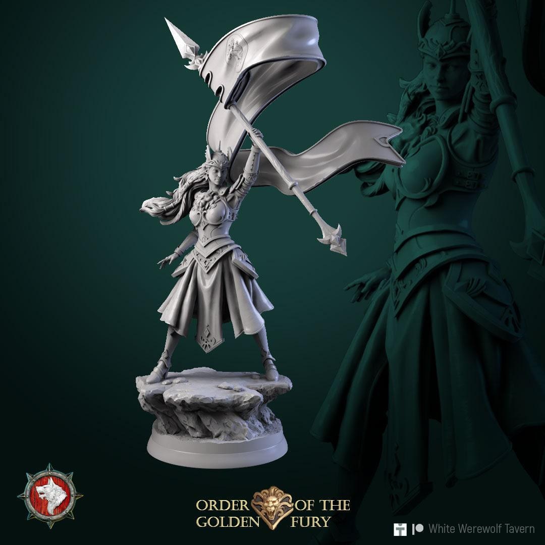 D&D Female Paladin With Spear | RPG Model | Katharina Furious | by ...