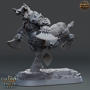 D&D Minotaur Fighter RPG Model Gladius Frontzer by Daybreak Miniatures - Etsy