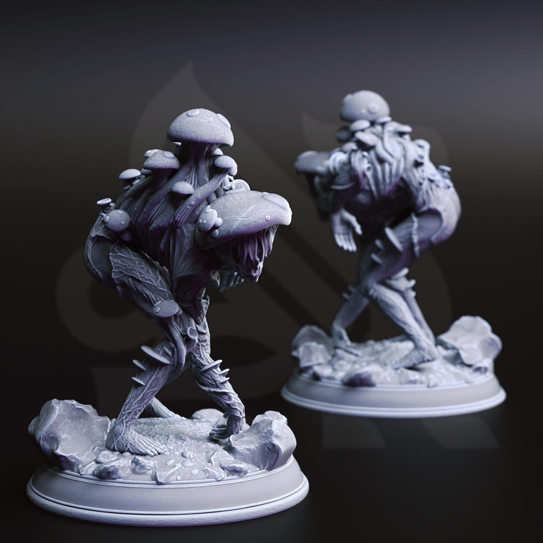 D&D Blighted Fungal Puppet | RPG Model | Myceloid Minions - Fungal ...
