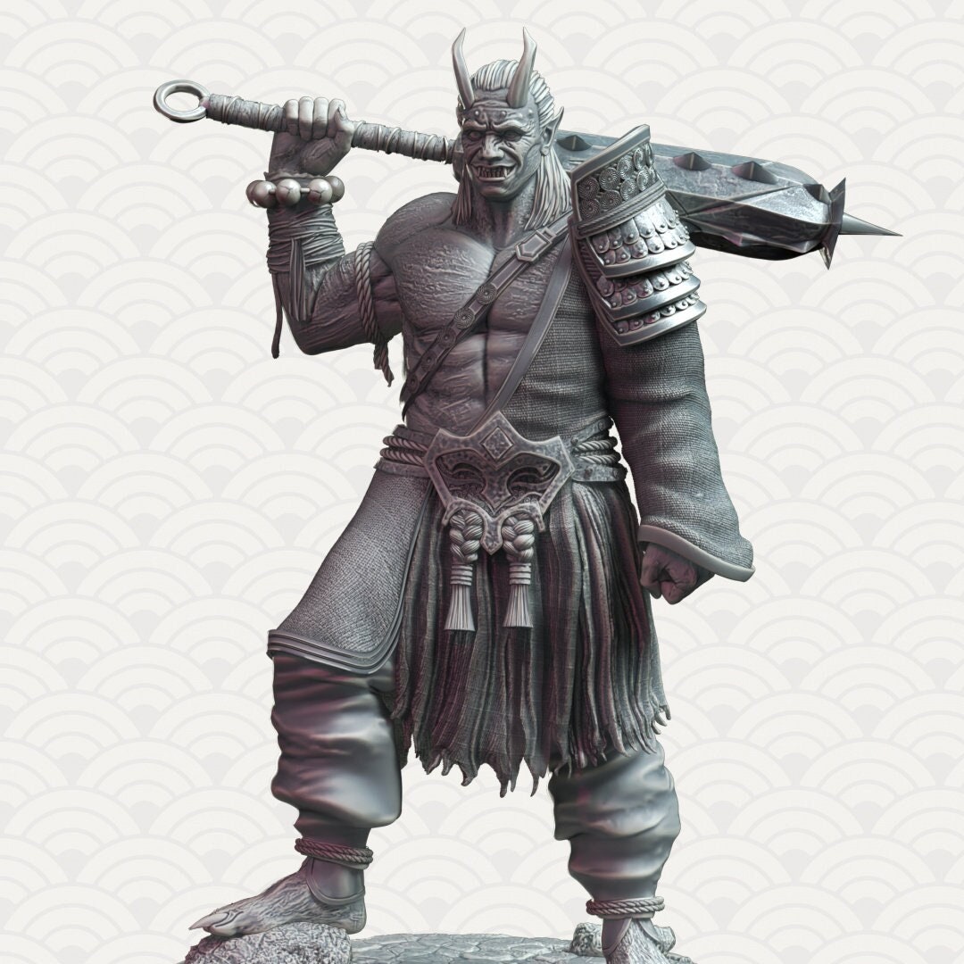 D&D Oni Barbarian RPG Model Oni Onslaughters by DM Stash - Etsy
