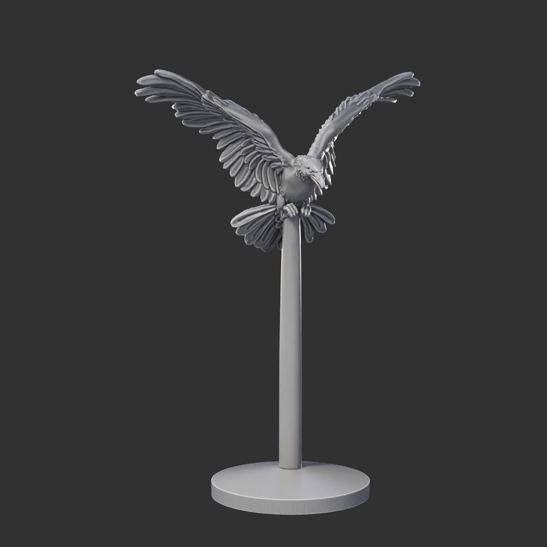 D&D Raven Familiar RPG Model the Ravens Eye Familar by Printed ...