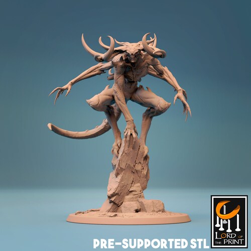 Tormentor Matriarch Demon Miniature by Lord of the Print - Etsy