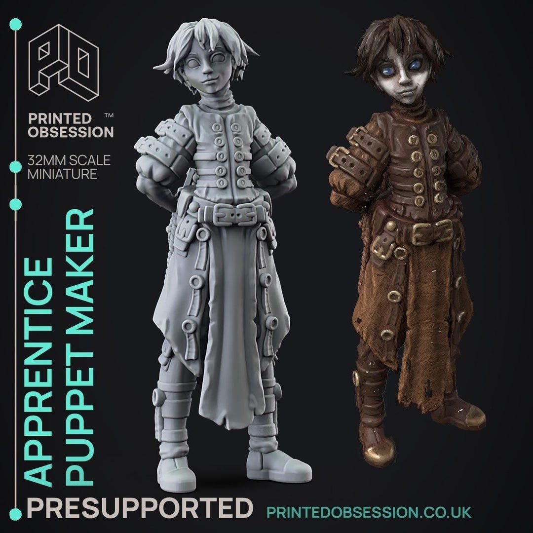 D&D Child Artificer / Rogue | RPG Model | Apprentice Puppet Maker | by ...