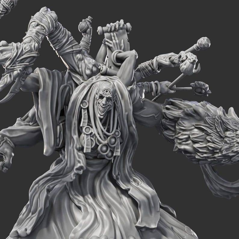 D&D Corrupted Mechanical Priest | RPG Model | the Collector | by ...