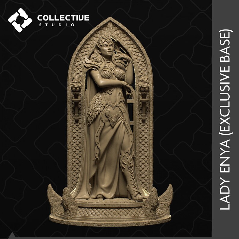 D&D Female Vampire Queen RPG Model Lady Enya Von Brandt - Etsy