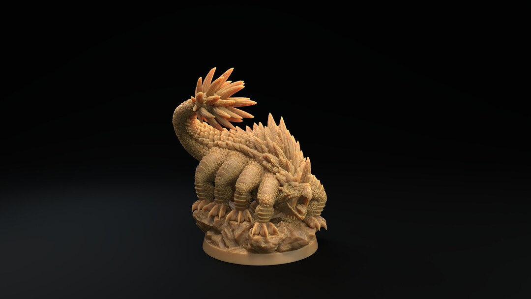 D&D Ankylosaurus Basilisk RPG Model Basilisksaurus by Dragon Trappers ...