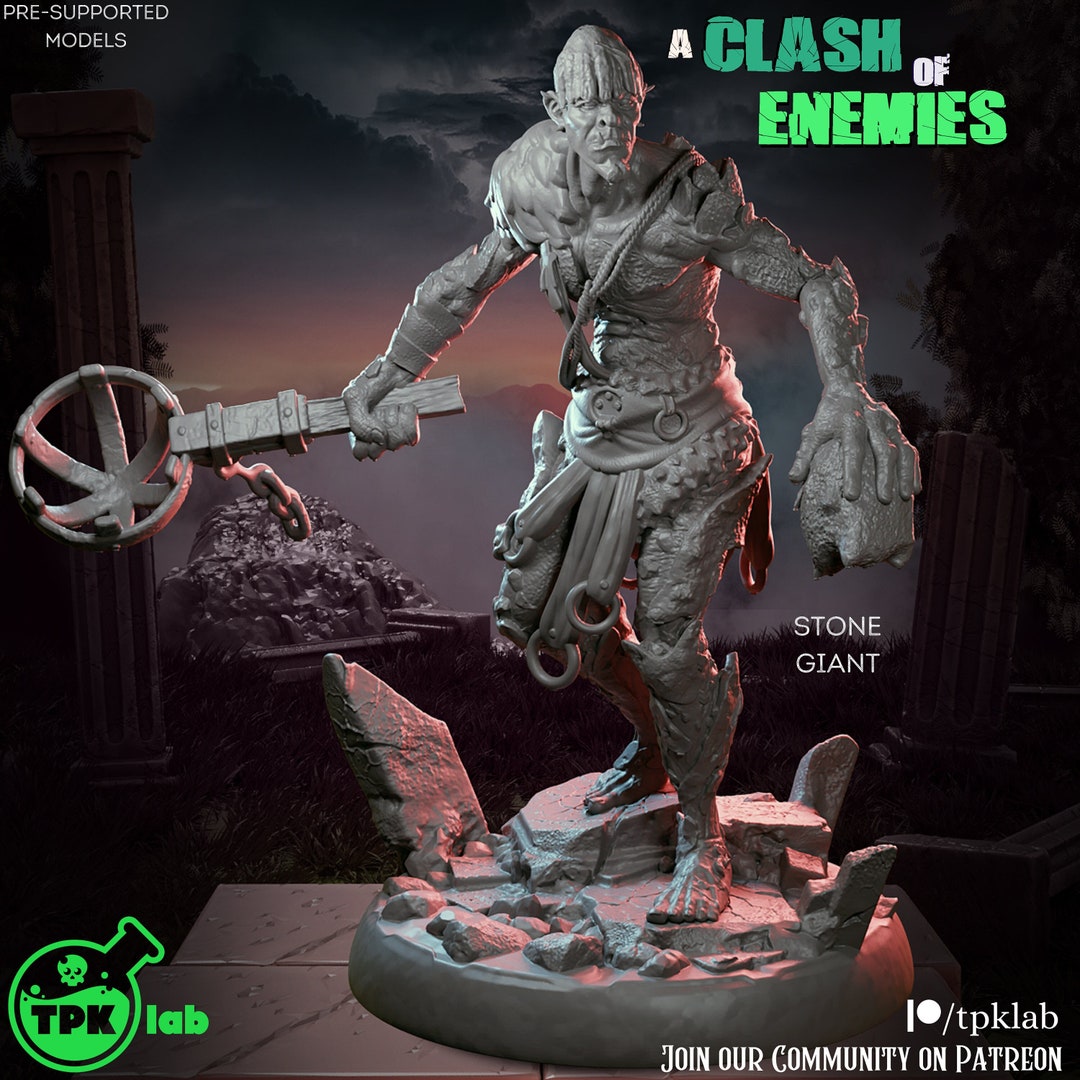 D&D Stone Giant RPG Model by TPK LAB - Etsy