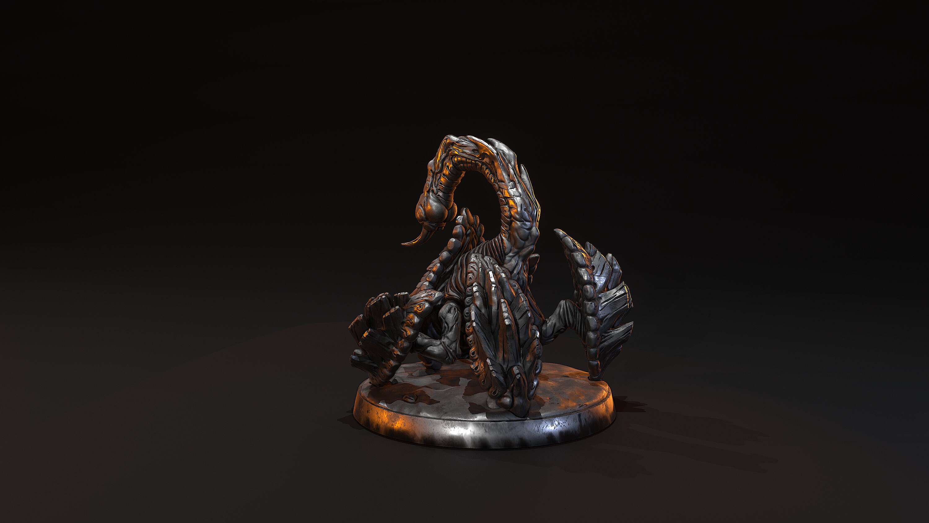 D&D Insect / Aberration RPG Model Crawler Soldier by - Etsy