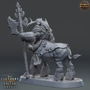 D&D Orc Centaur War Leader RPG Model General Steelbone by Daybreak ...
