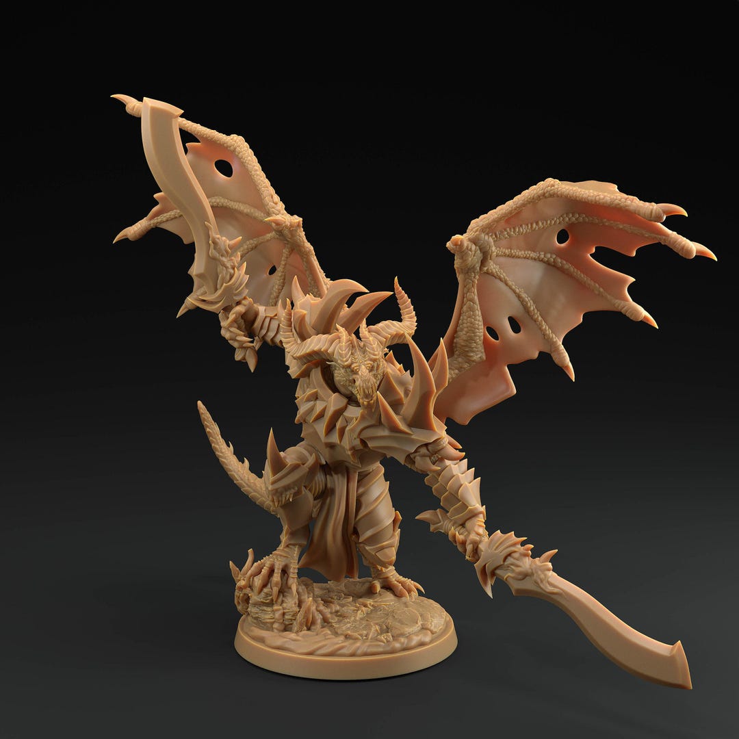 D&D Armored Pit Fiend | RPG Model | Fiendblood Blasphemer | by Dragon ...