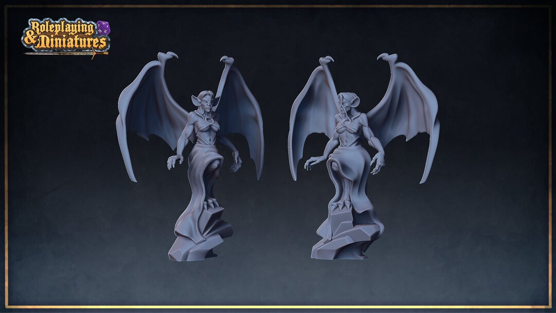 D&D Ancient Female Vampire Lord RPG Model Female Vampire Beast ...