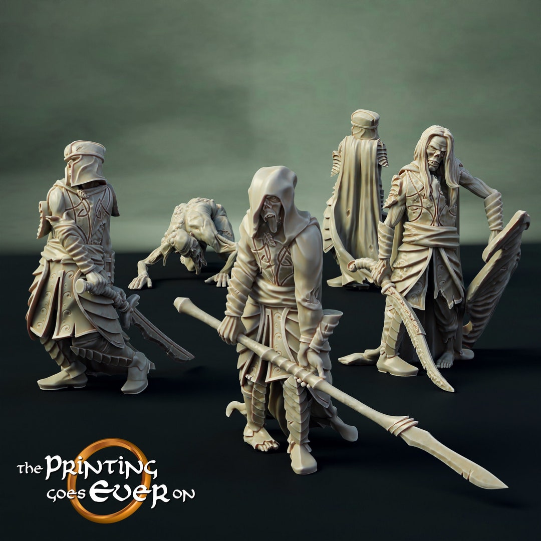 D&D Undead Soldiers RPG Model Undead by the Printing Goes Ever On - Etsy