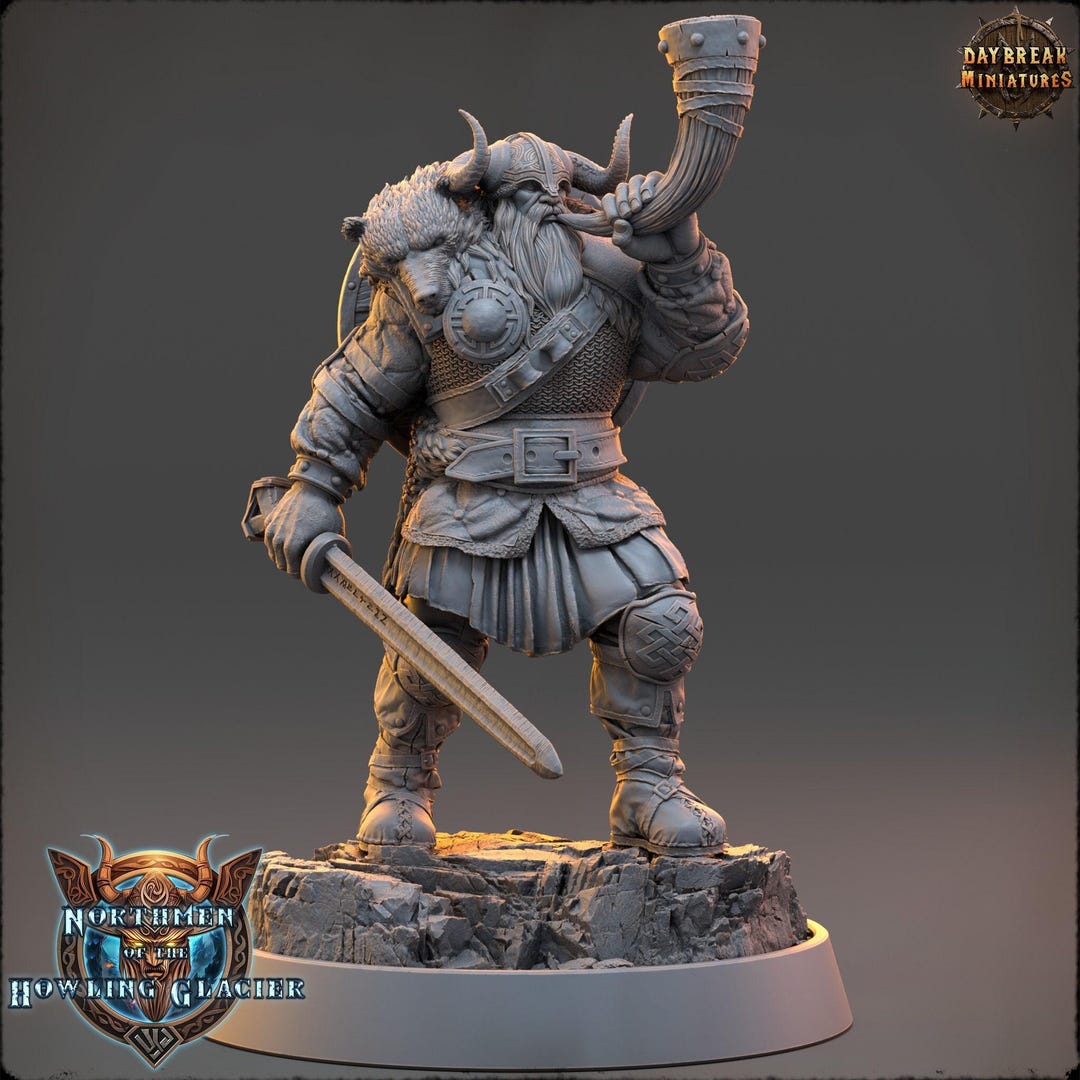 D&D Viking Clan Leader Fighter | RPG Model | Harold Hornblower | by ...