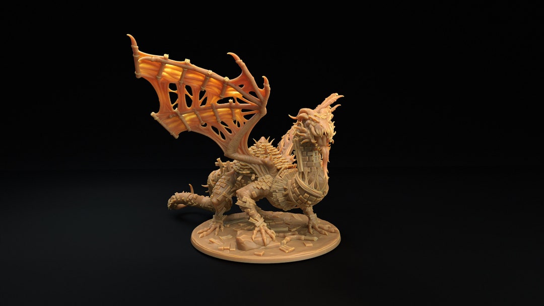D&D Dragon Mimic RPG Model Dragon Mimic by Dragon Trappers Lodge - Etsy