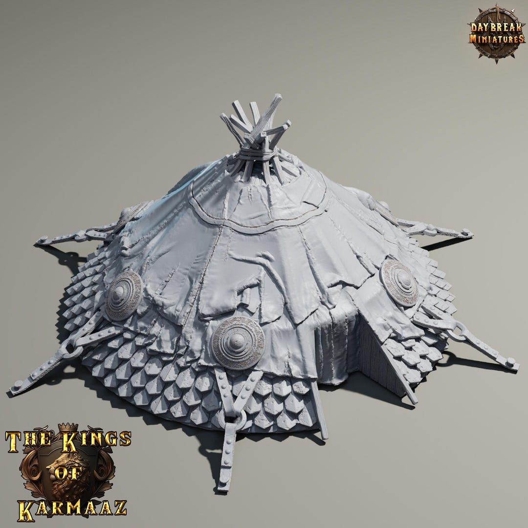 D&D Mountain Tent | RPG Model | Royal Marquee | by Daybreak Miniatures ...