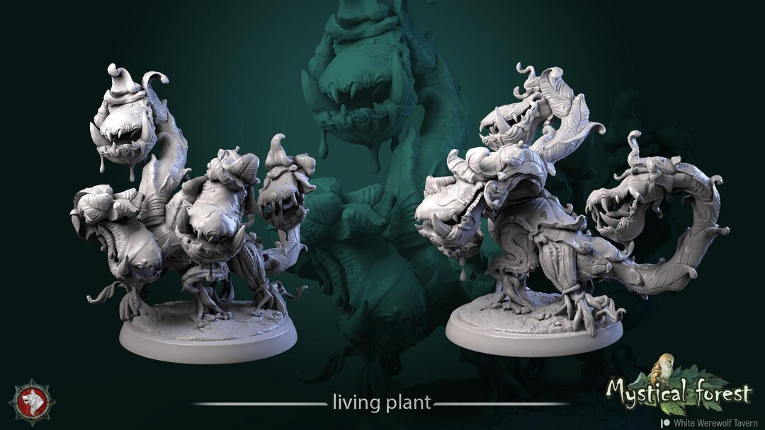D&D Carnivorous Plant Monster | RPG Model | Living Plant | by White ...