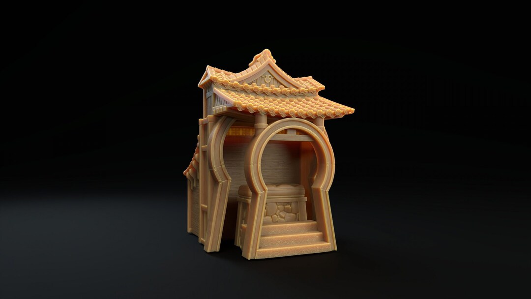 D&D Japanese Shrine RPG Model by Dragon Trappers Lodge - Etsy Israel
